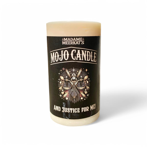 And Justice for Me Mojo Candle - Madame Meerkat's Cabinet of Curiosities