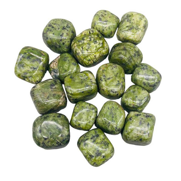 Jungle Jade Tumbled - Madame Meerkat's Cabinet of Curiosities