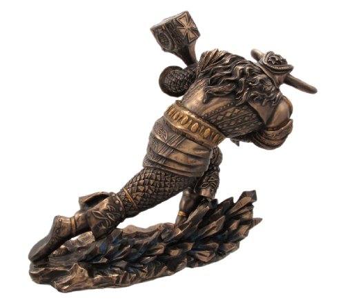 Thor With Hammer Statue - Madame Meerkat's Cabinet of Curiosities